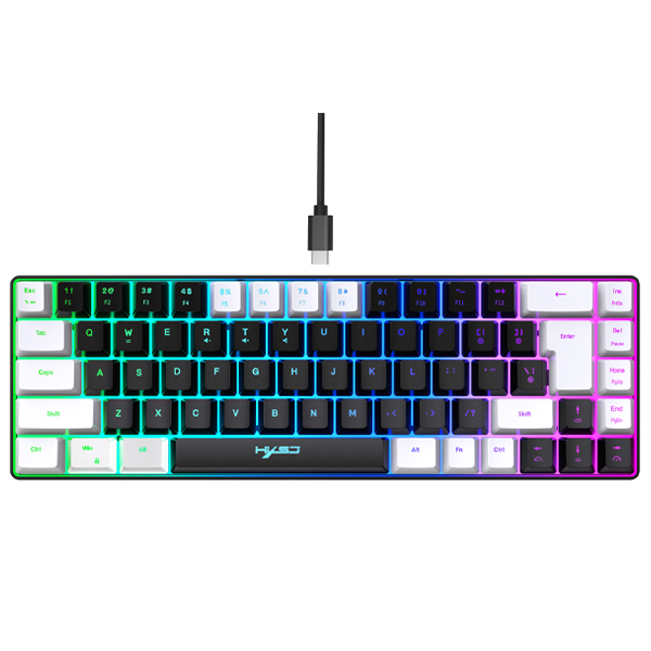 HXSJ V200WB WIRED 68 KEY RGB GAMING KEYBOARD- TULIP COMPUTERS | BEST ...